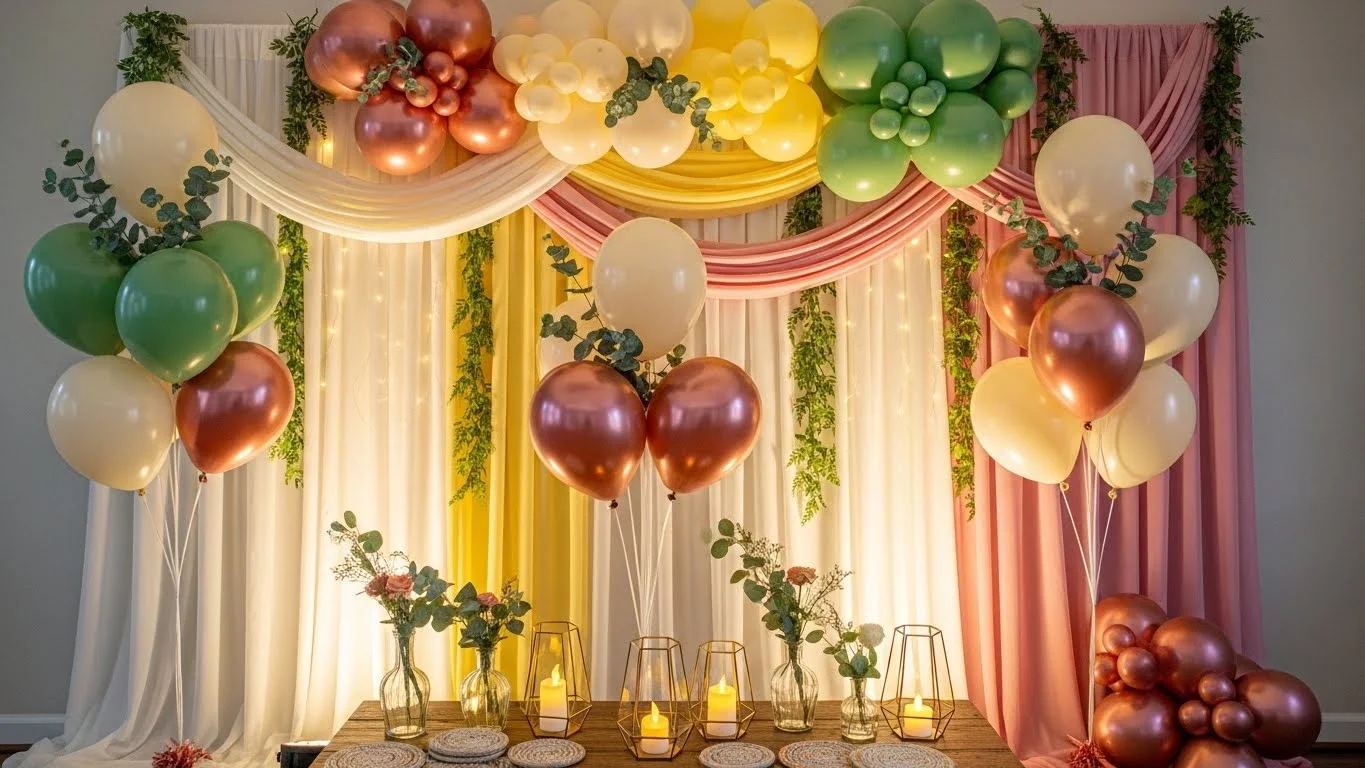 27 Creative Party Backdrops That Upgrade Ordinary Spaces - craftwinning.com