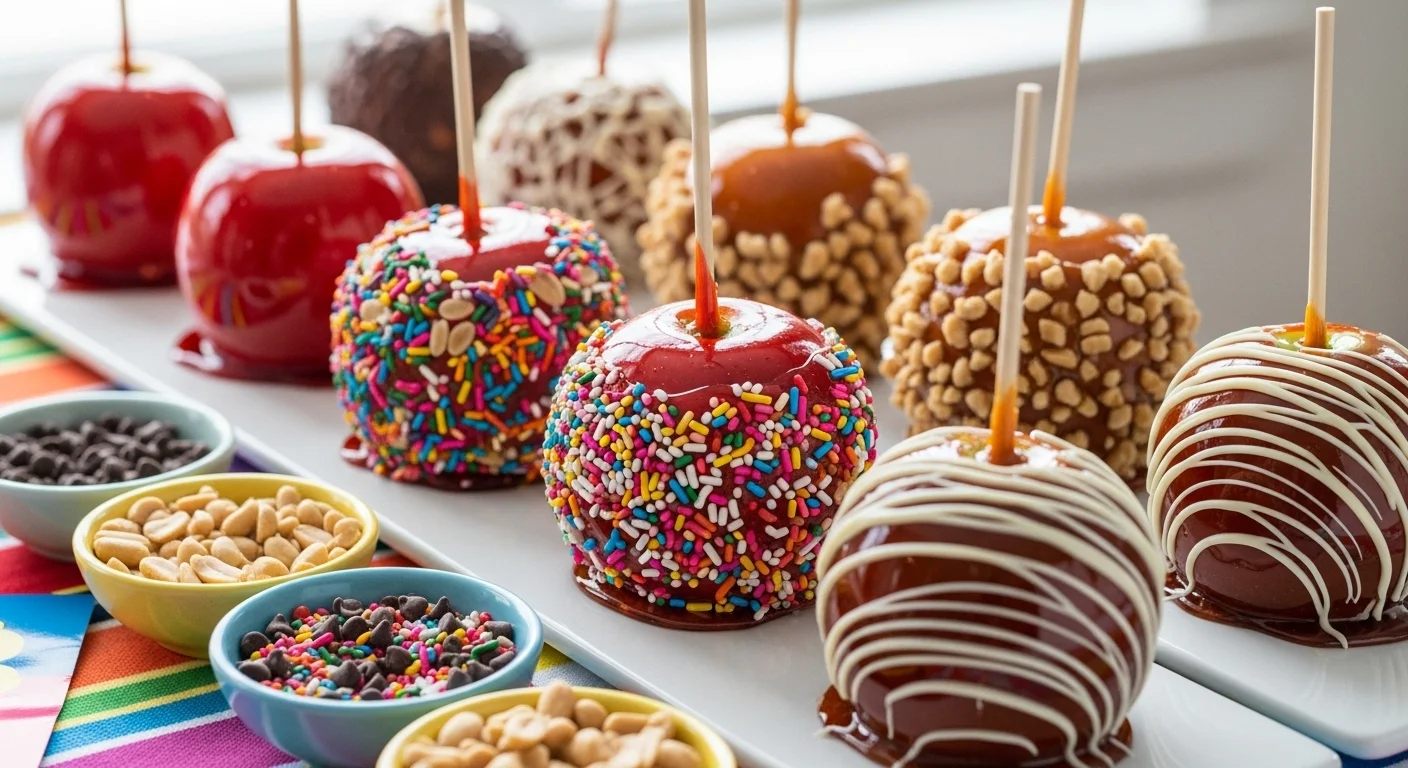 How to Decorate Candy Apples for Festive Treat Tables - craftwinning.com