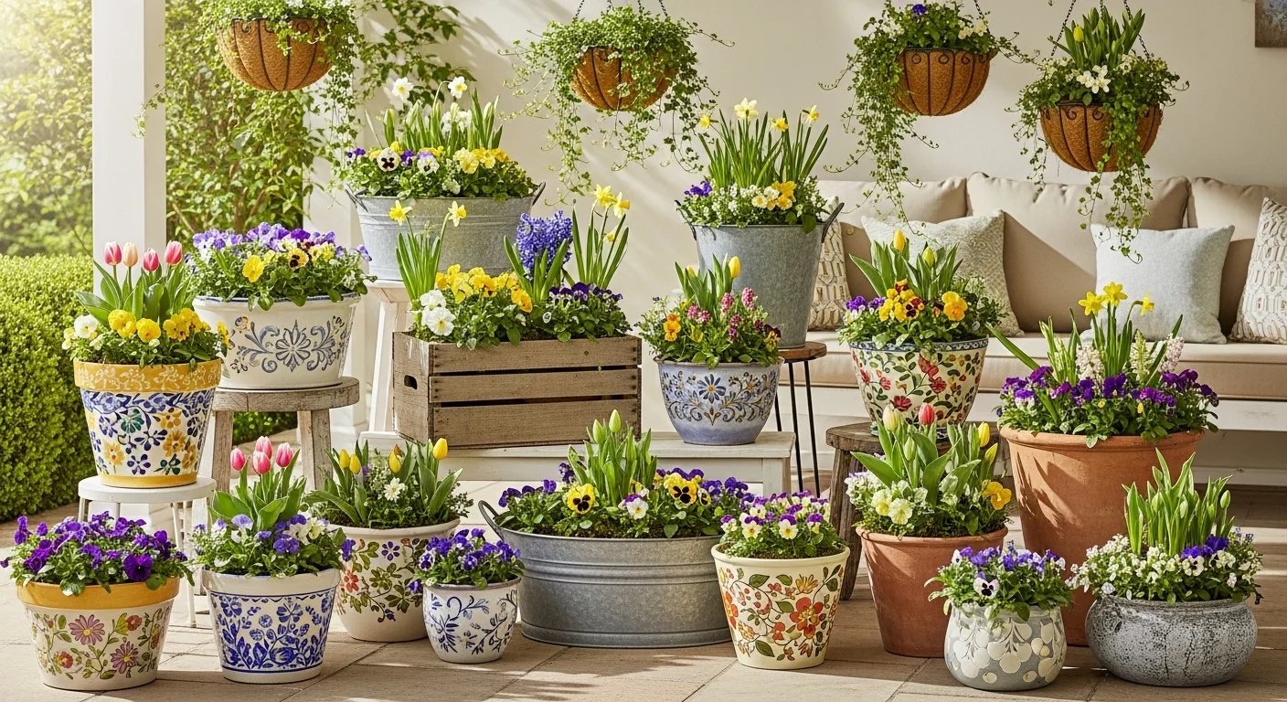 22 Unique DIY Spring Planters That Make Greenery Pop - craftwinning.com